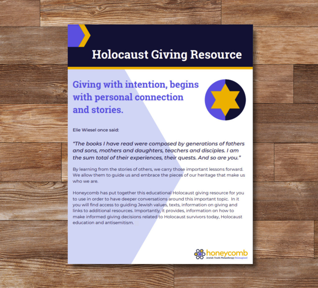 Holocaust Giving Resource - Honeycomb